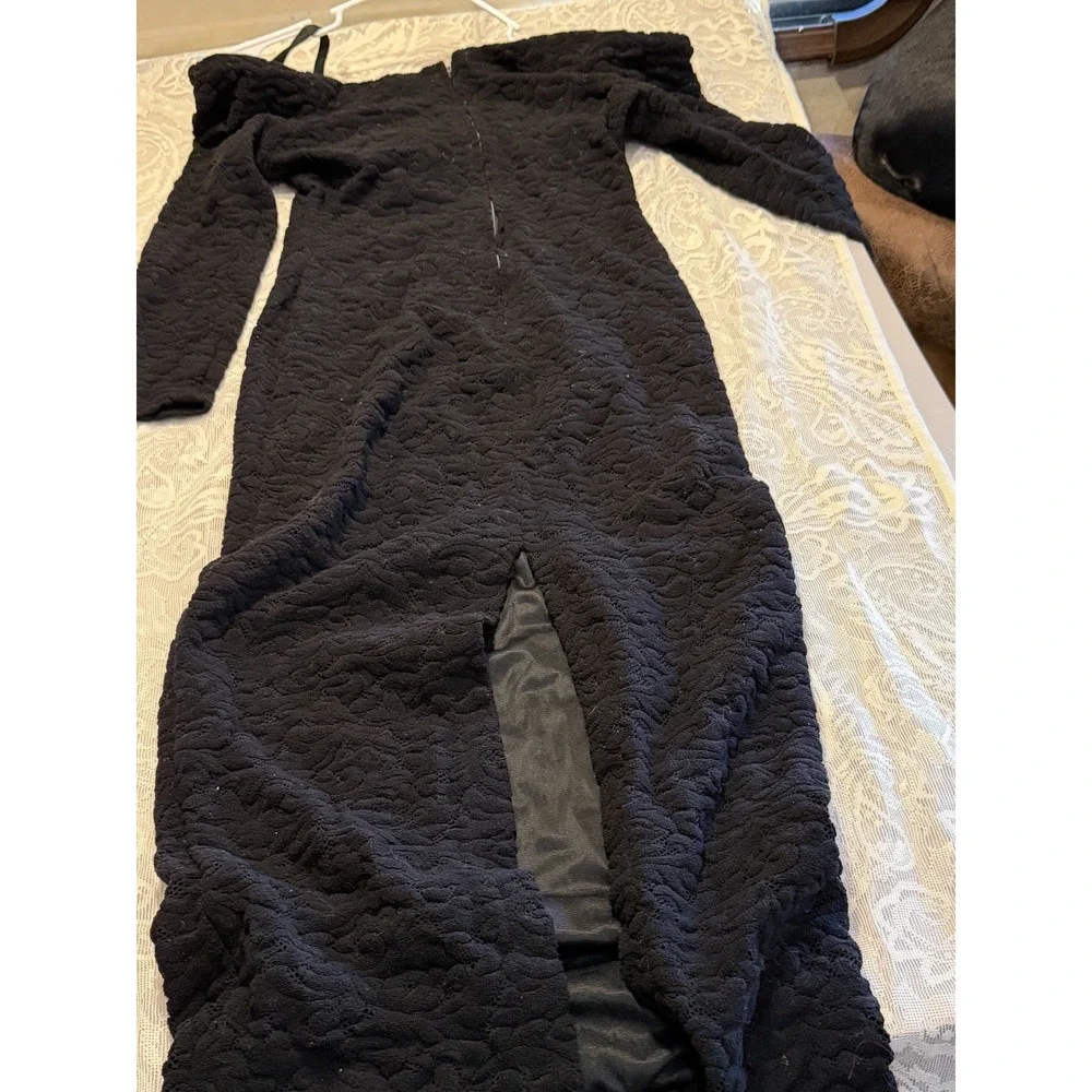Susan Roselli Vijack | Dresses | Susan Roselli Vijack Black Lace Lng ...